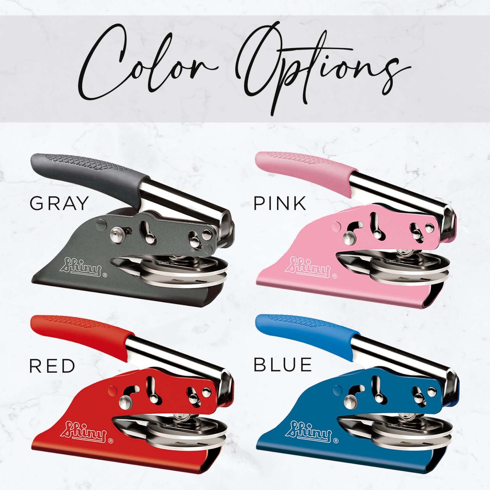 Personalized Monogram Embosser Couples Names Logo Custom DIY Stationery ...