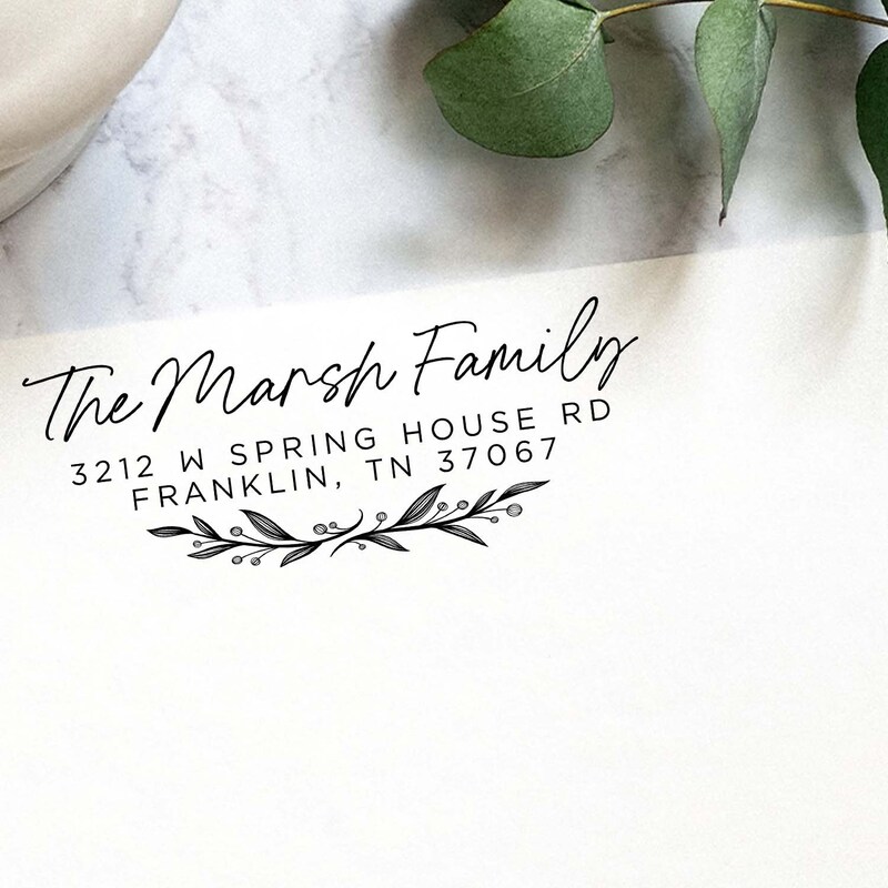Address Stamp - Etsy