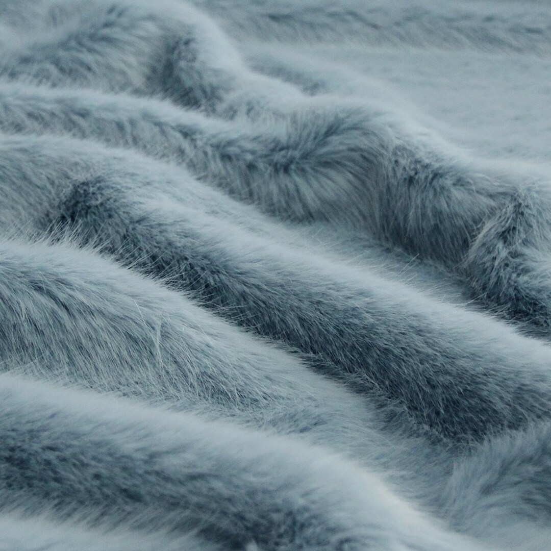 Faux Fur Fabric London Powder Blue Fat Quarter - Etsy