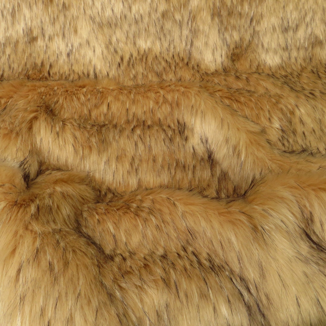 Faux Fur Fabric - Honey Caribou - Fat Quarter -sensational Faux Fur - Etsy