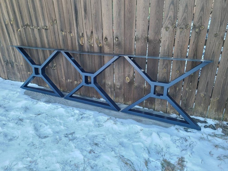 Center Square X Metal Table Legs Made in USA (eco Friendly Powder ...