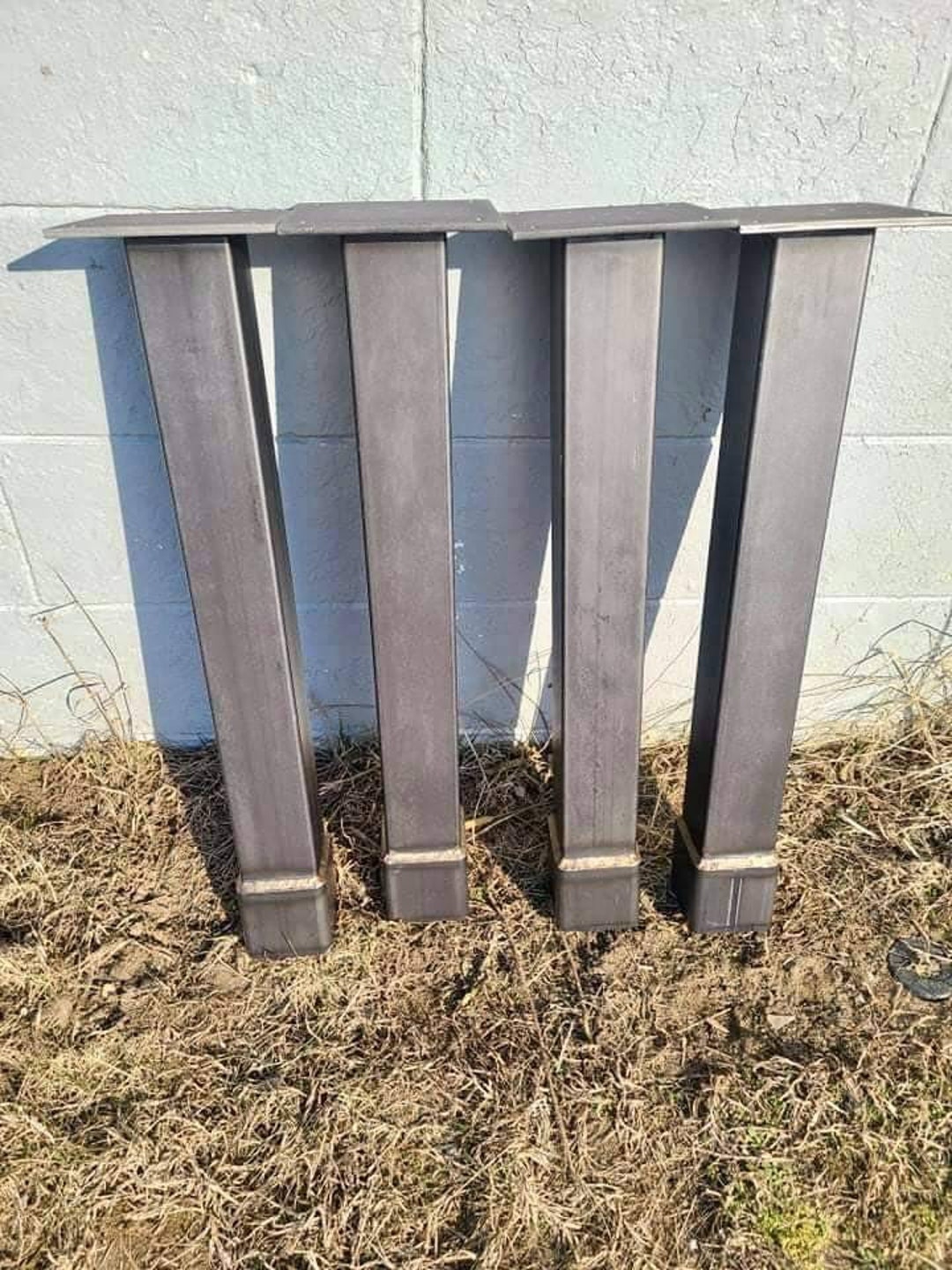 Metal Table Legs, Powder Coated Steel, Made in USA - Etsy