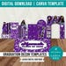 Graduation Arch Template, Graduation Prop Decor, Editable Graduation ...