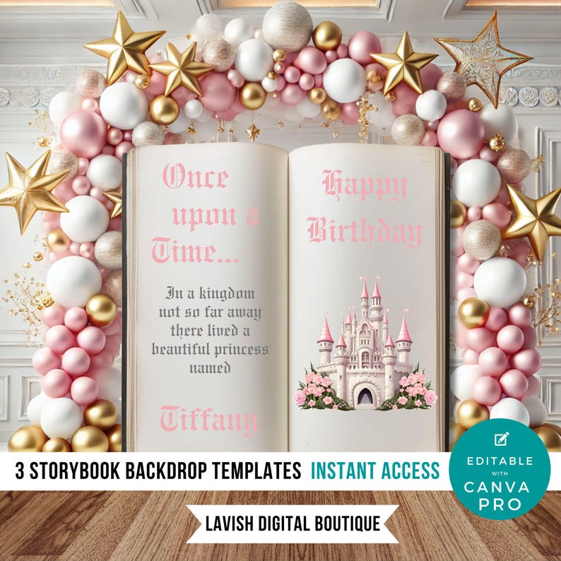 3 Storybook Templates Editable in Canva, Storybook Canva Template ...