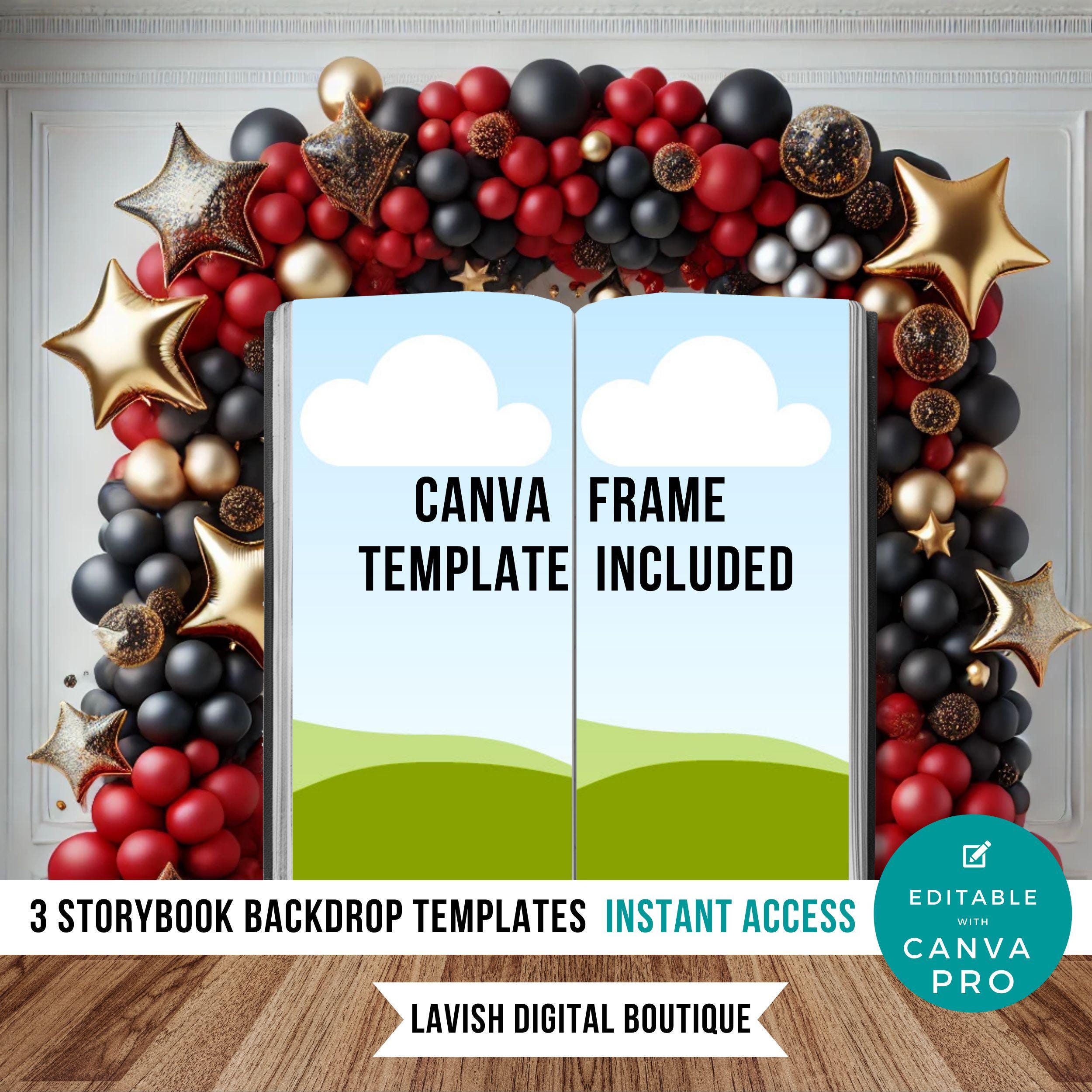 3 Storybook Templates Editable in Canva, Storybook Canva Template ...