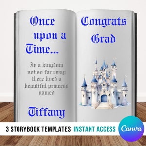 3 Storybook Templates Editable in Canva, Storybook Canva Template ...