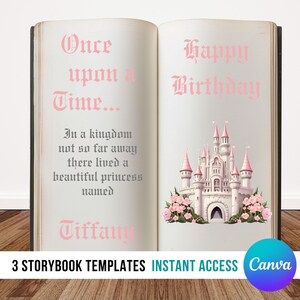 3 Storybook Templates Editable in Canva, Storybook Canva Template ...