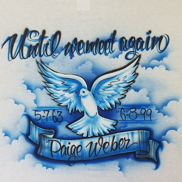 Memorial Dove T Shirt Template - Etsy