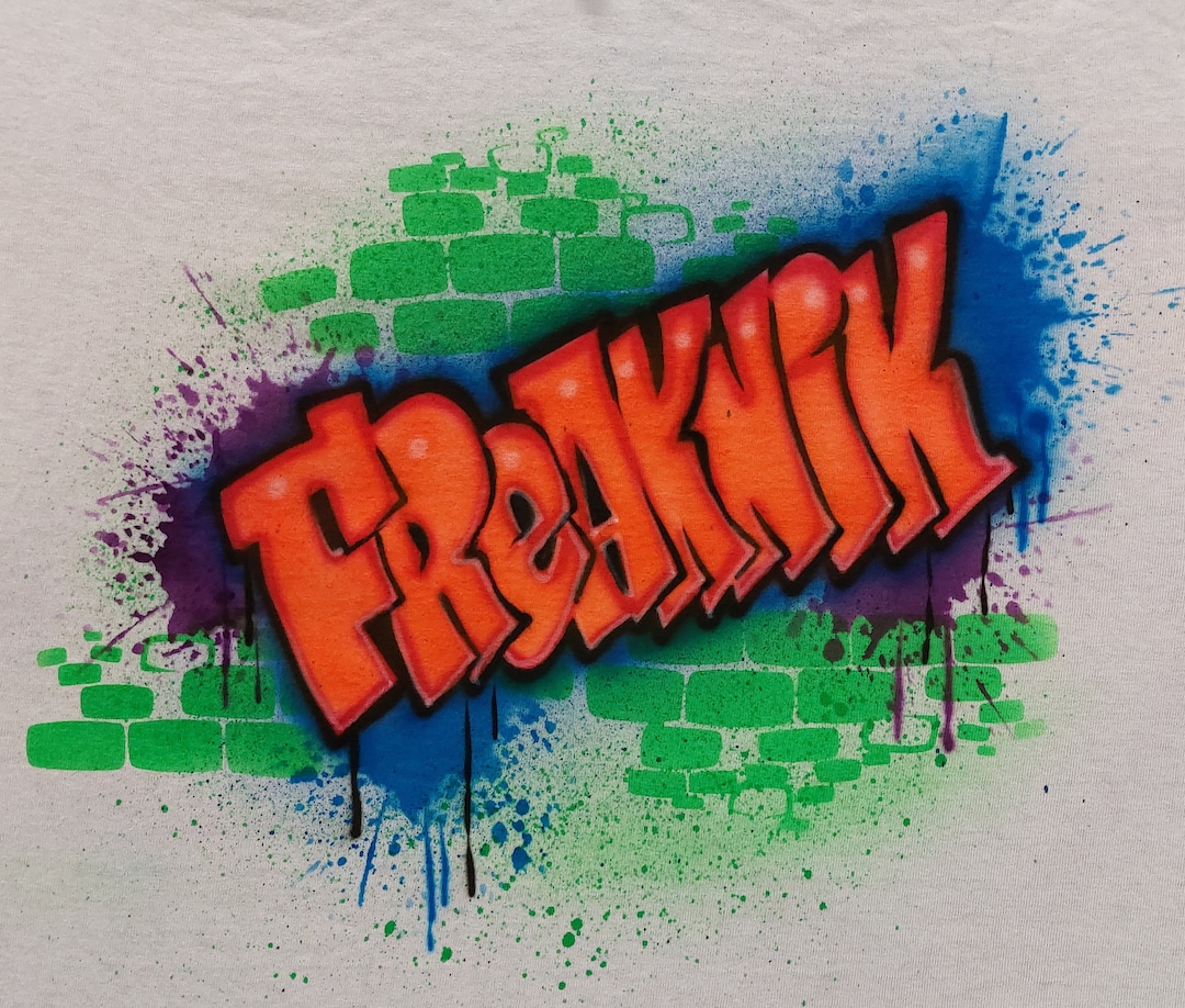 Airbrush Freaknik Graffiti Design Freaknik Party Graffiti 80s90s Party ...
