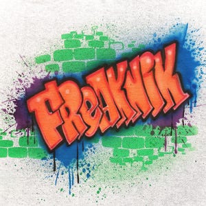 Airbrush Freaknik Graffiti Design Freaknik Party Graffiti 80s90s Party ...