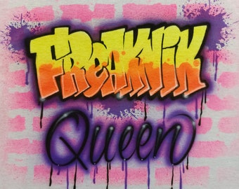 Airbrush Freaknik Graffiti Design Freaknik Party Graffiti 80s90s Party ...
