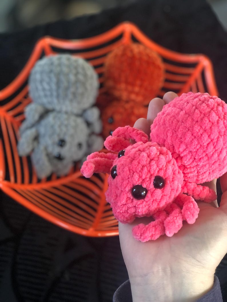 Mini Crochet Tarantula Spider - Etsy Canada