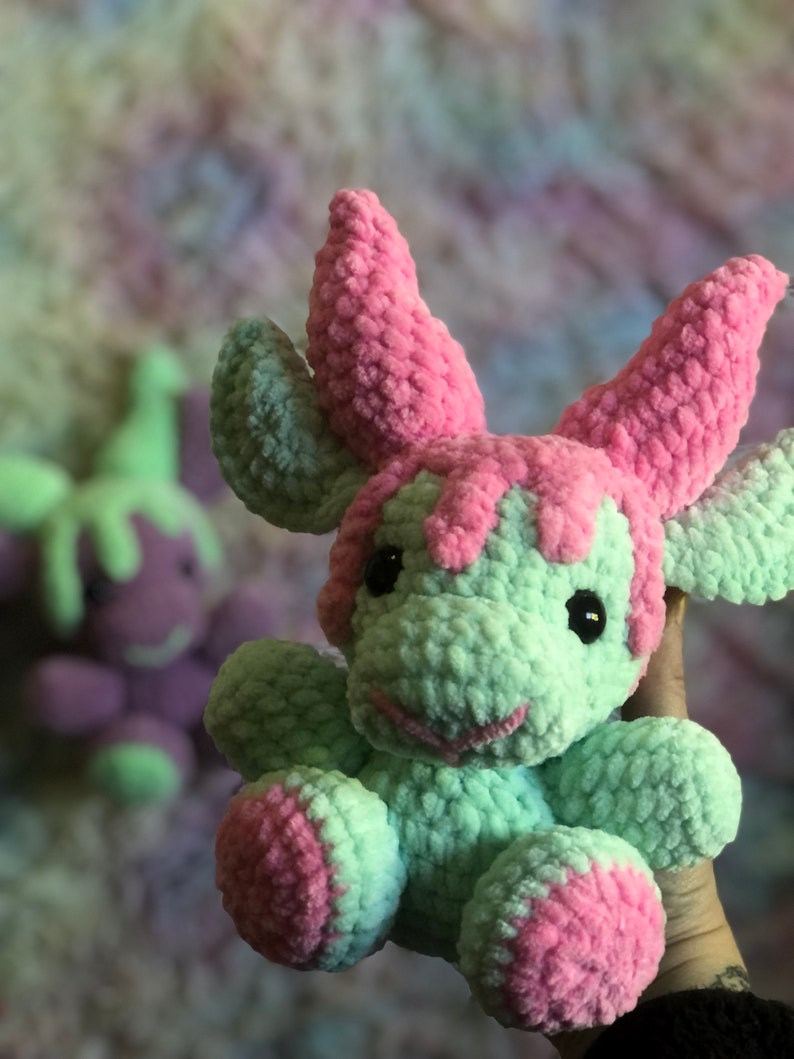 Pastel Baby Drippy Goat Crochet Plushie - Etsy