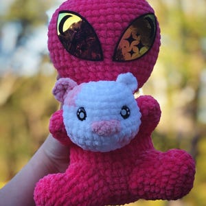 Kawaii Alien Crochet Plushies - Etsy