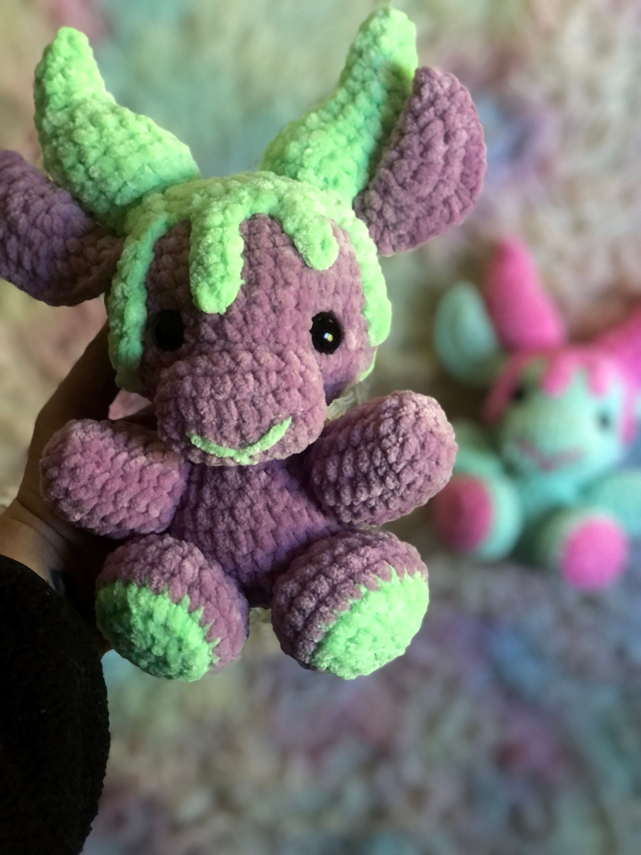 Pastel Baby Drippy Goat Crochet Plushie - Etsy