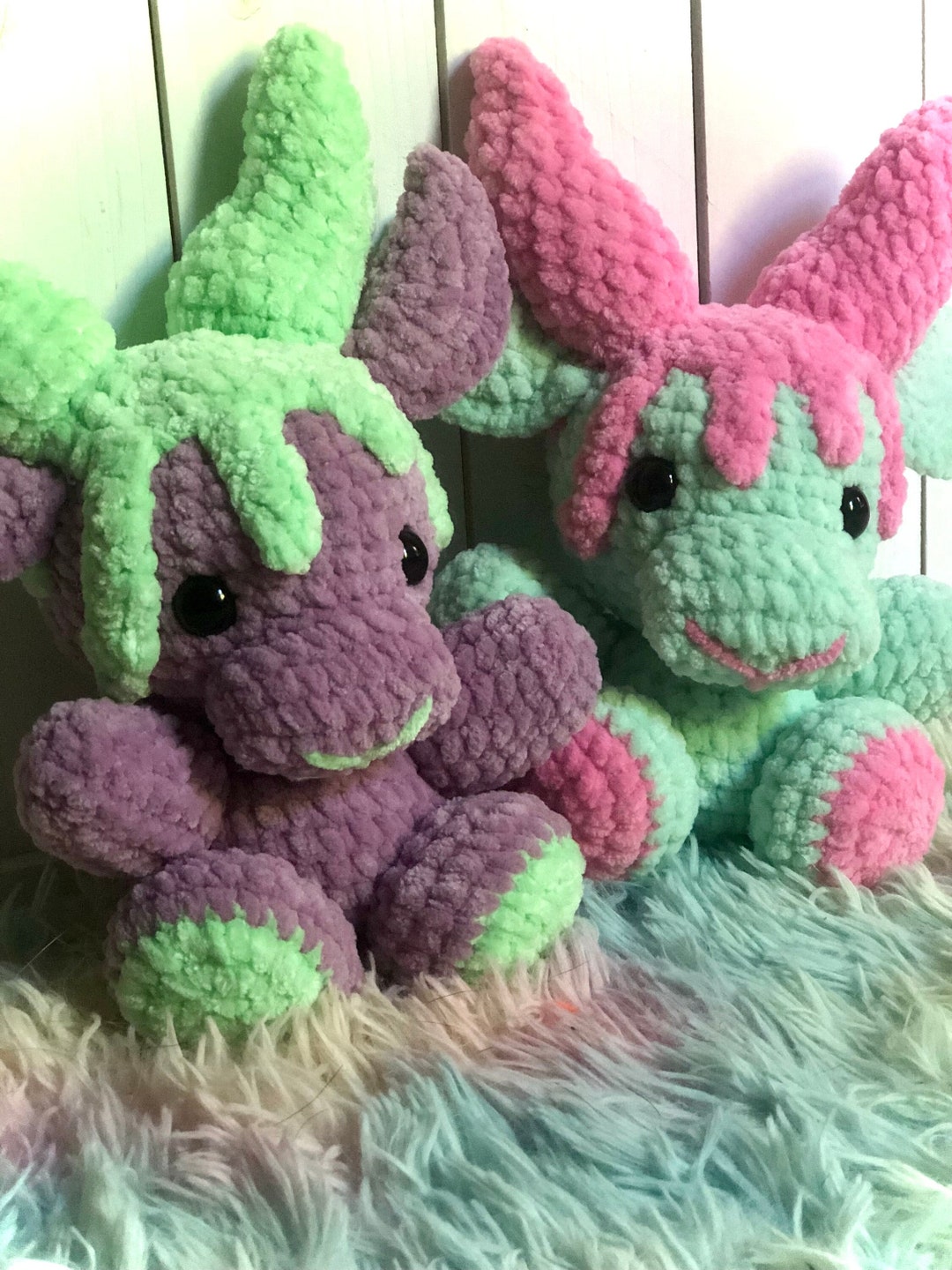 Pastel Baby Drippy Goat Crochet Plushie - Etsy