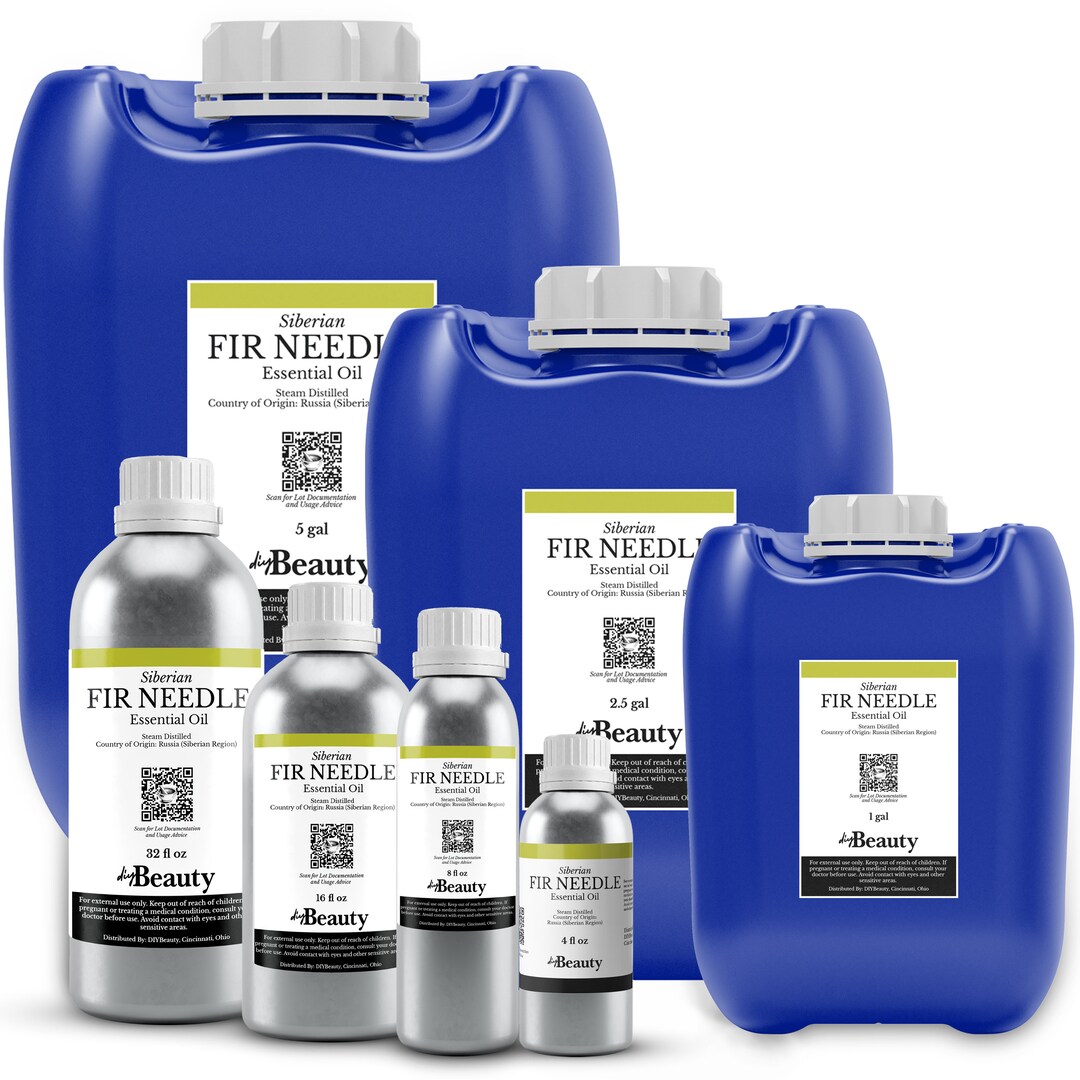 Fir Needle Essential Oil Bulk - 100% Pure & Undiluted, Christmas Tree ...