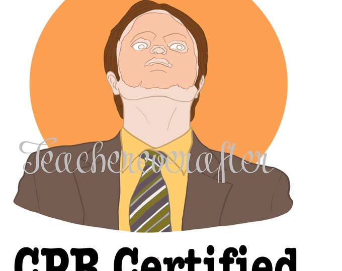 Dwight CPR Certified Digital Download - Etsy