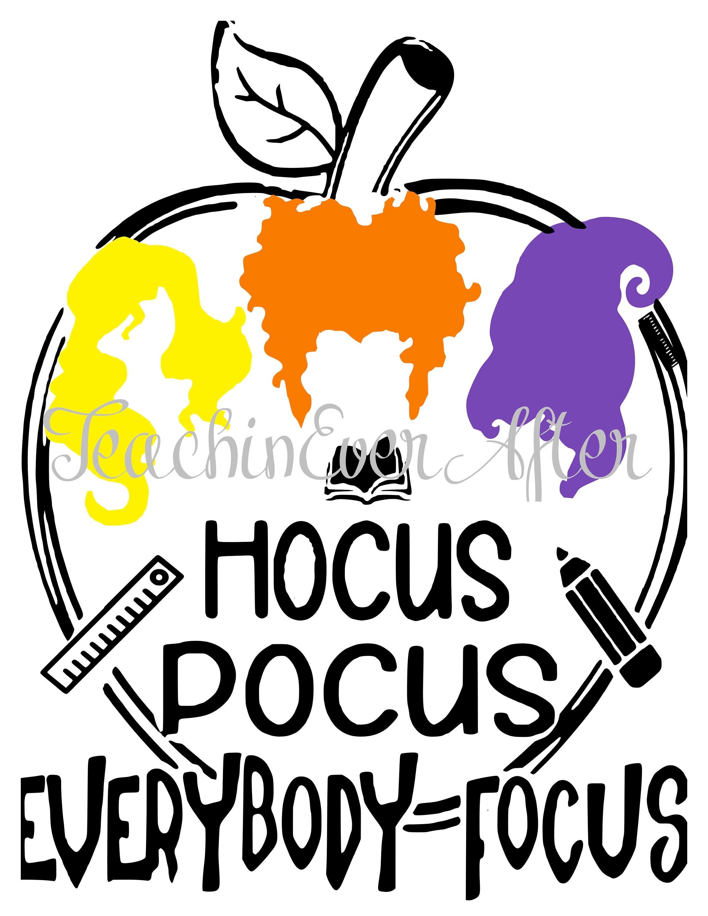 Hocus Pocus Everybody Focus Digital Download - Etsy