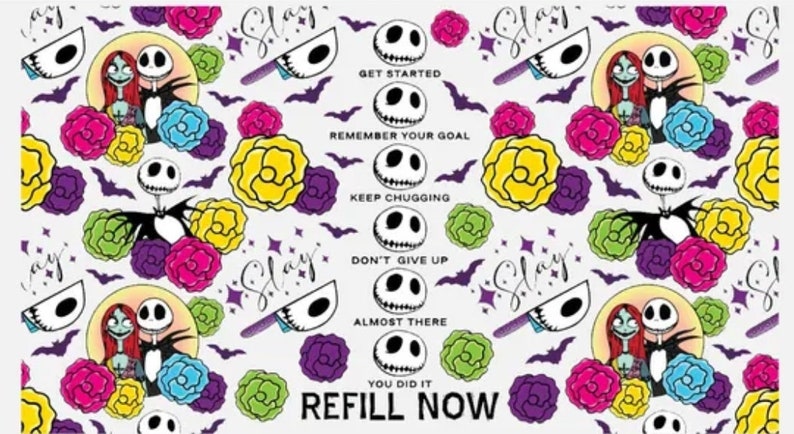 UV DTF Cup Wraps Jack Skellington - Etsy UK