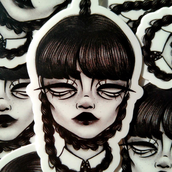 Wednesday addams stickers - Etsy France