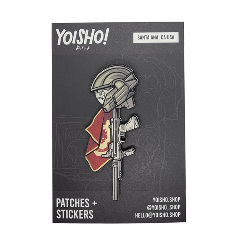 Halo ODST helljumper Screen Print Hook Patch - Etsy