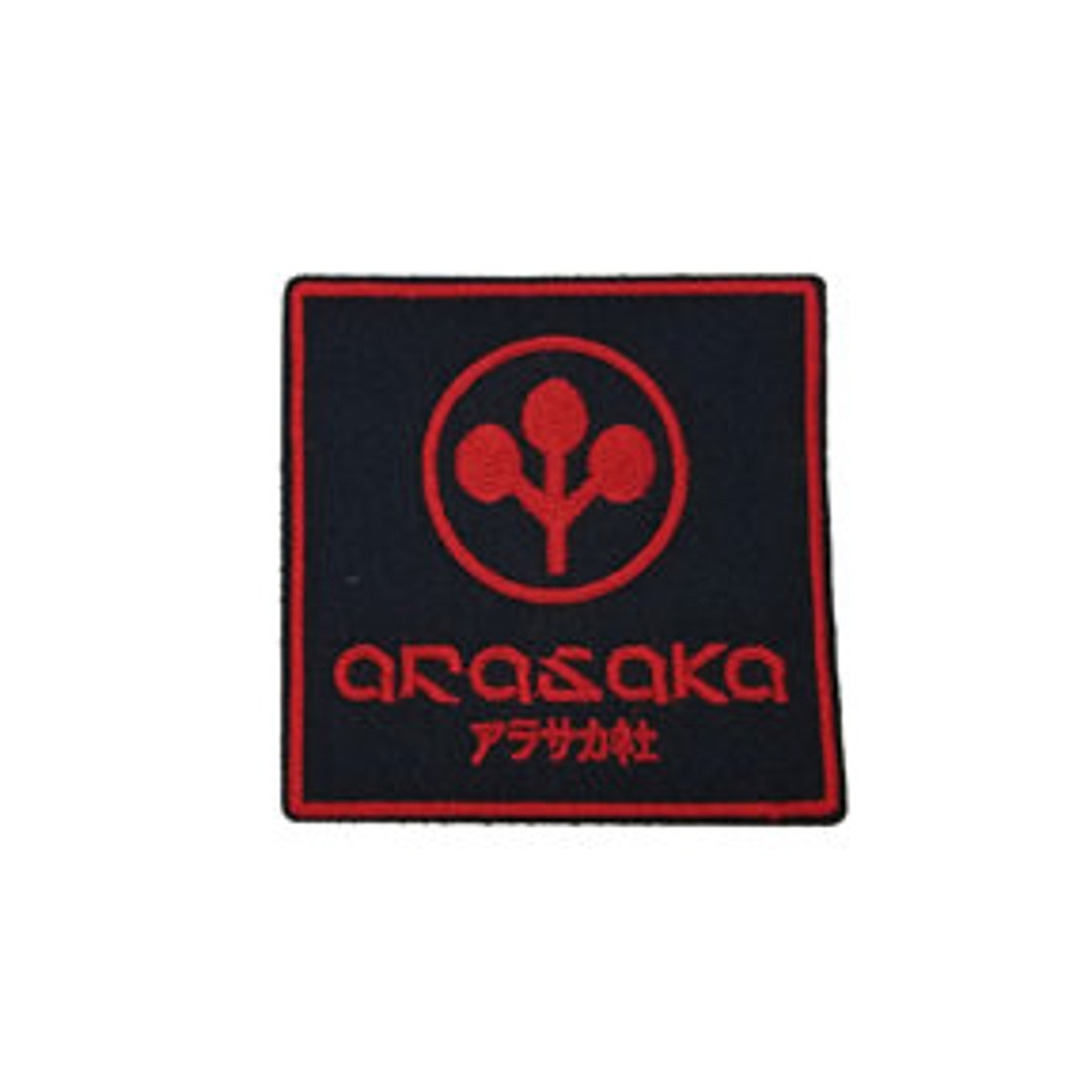 Cyberpunk 2077 Inspired Arasaka Corpo Embroidered Hook Patch - Etsy