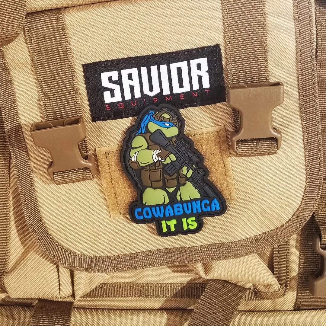Cowabunga It is Tactical Turtle "leo" Patch - Etsy