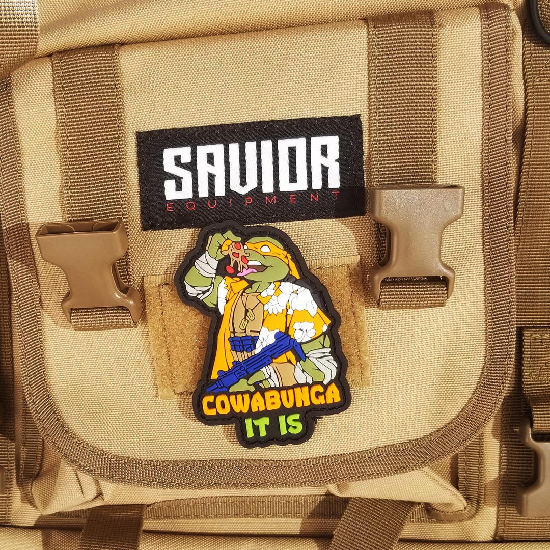 Cowabunga It is Tactical Turtle "mikey" Patch - Etsy
