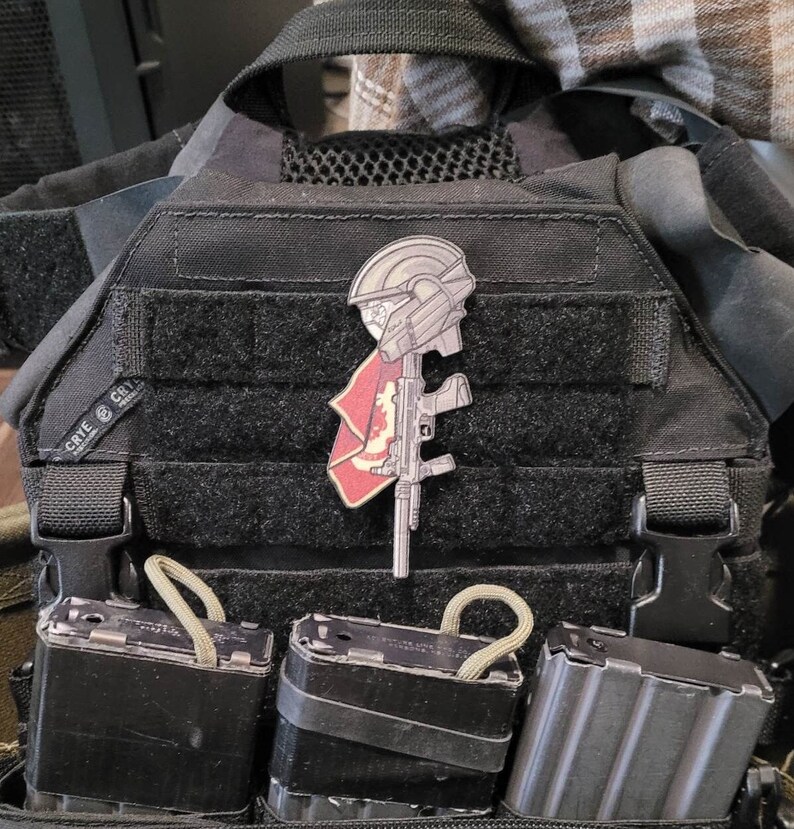 Halo ODST helljumper Screen Print Hook Patch - Etsy