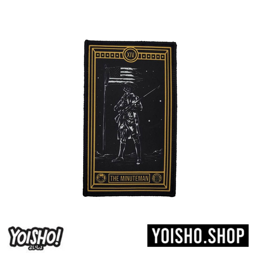 The Minuteman Hook Screen Print Patch YOISHO X Not Dead yet Ac - Etsy