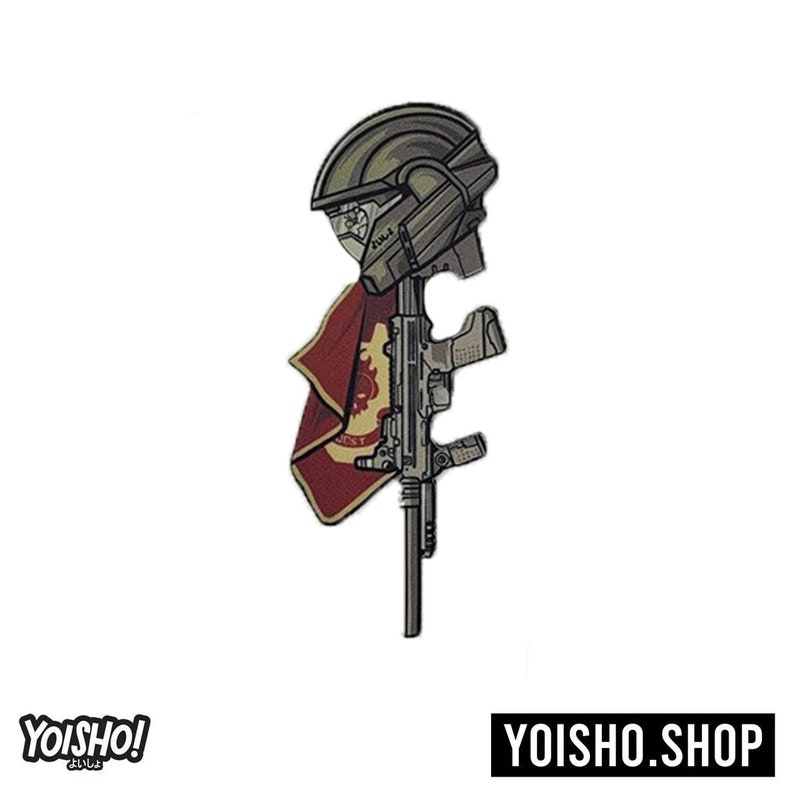 Halo ODST helljumper Screen Print Hook Patch - Etsy