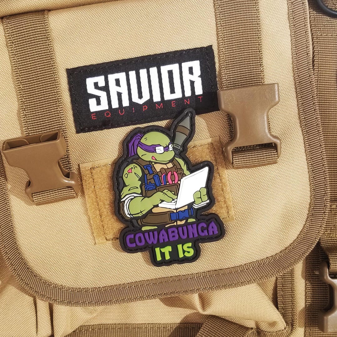 Cowabunga It is Tactical Turtle "donny" Patch - Etsy