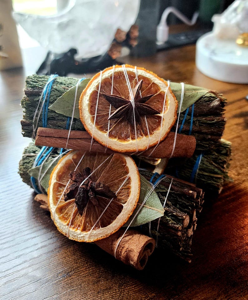 Yule/winter Solstice Smudge Stick - Etsy