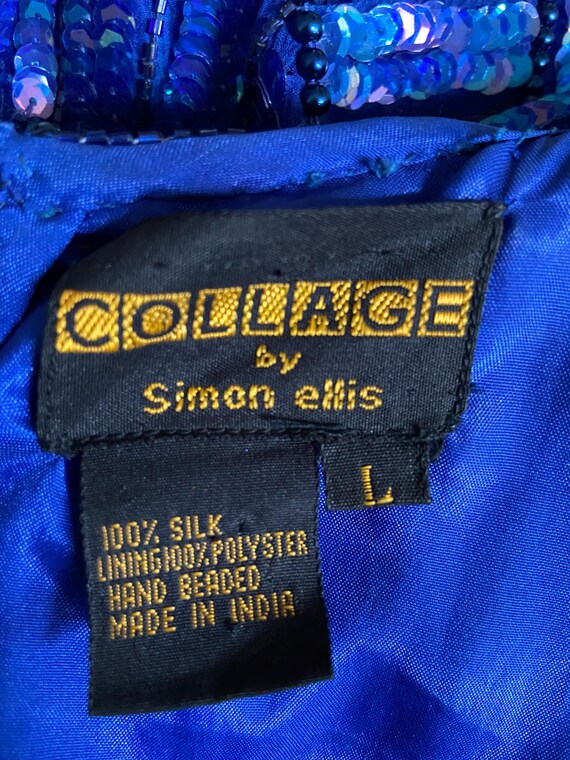Collage by Simon Ellis vintage 80s sequinned party ev… - Gem