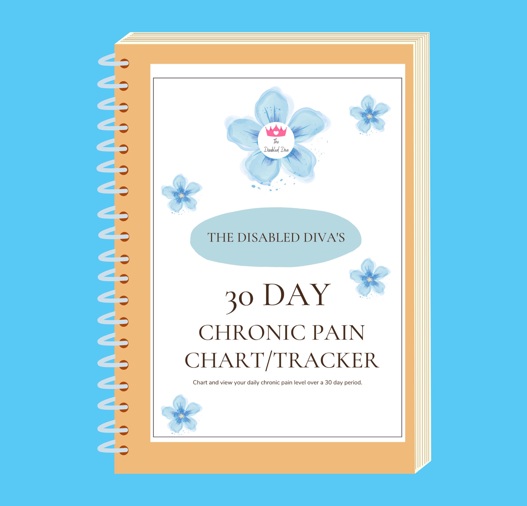 30 Day Chronic Illness Pain Graph - Etsy