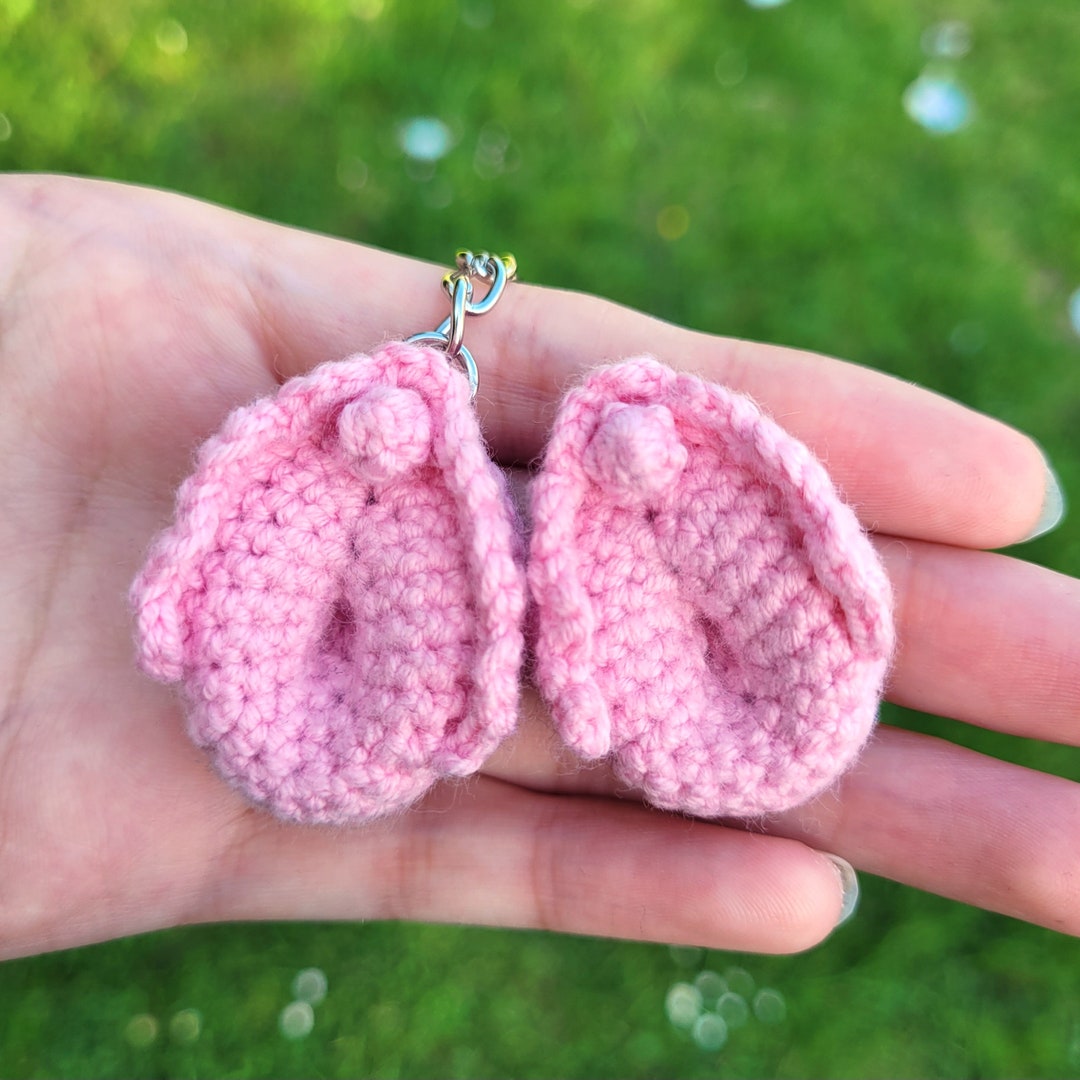 Mini Crochet Vulva Vagina With or Without Keyring - Etsy