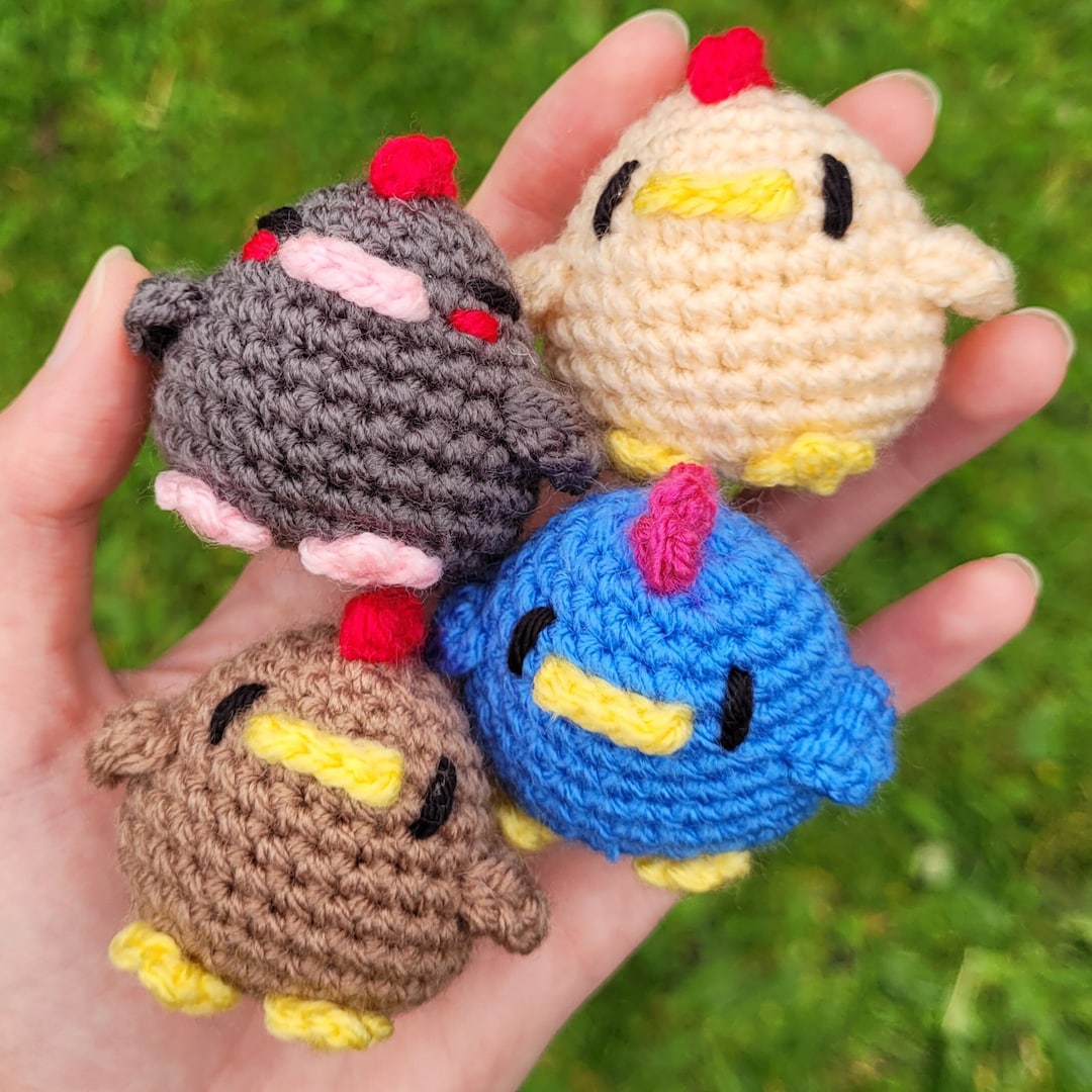 Stardew Crochet Chickens Cute Amigurumi - Etsy