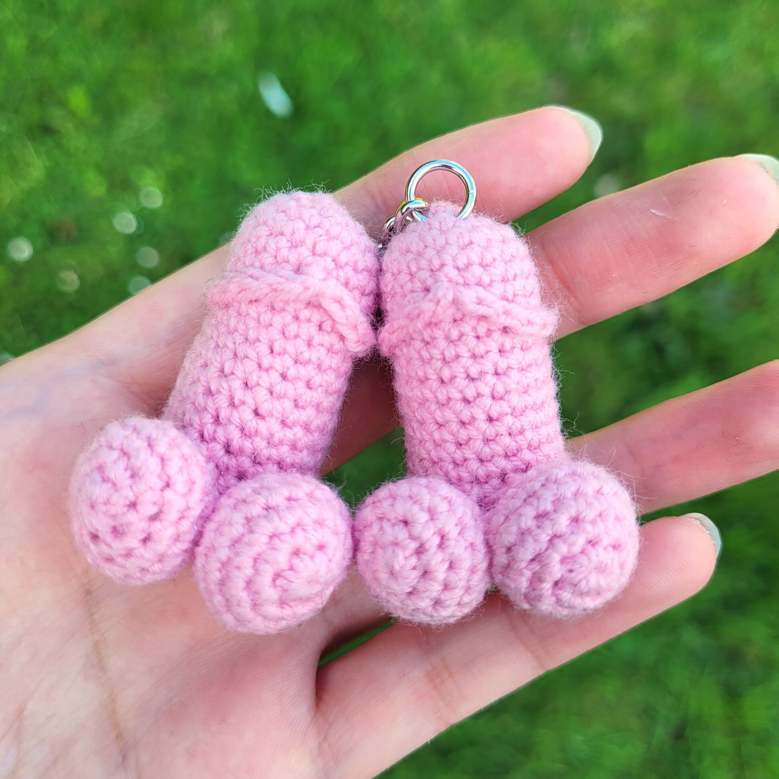 Mini Crochet Willy With or Without Keyring - Etsy