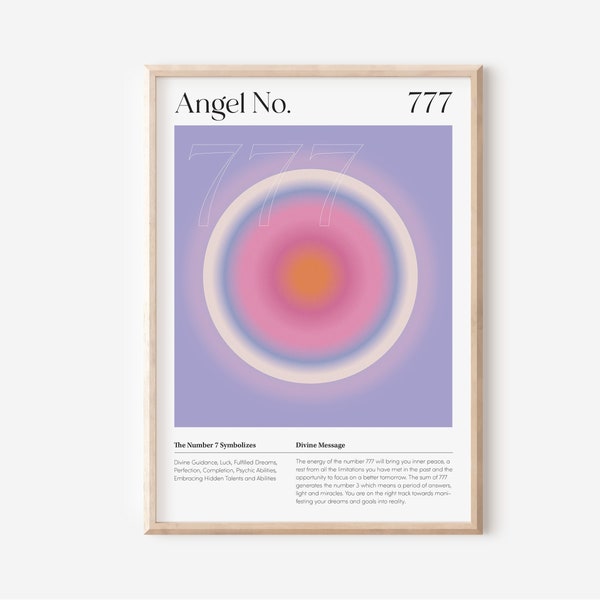 Number Poster - Etsy