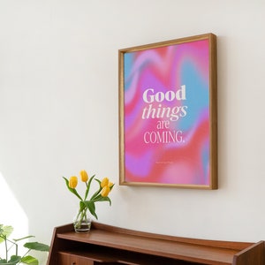 Positive Affirmation Room Decor Aesthetic Energy Aura Poster Print ...