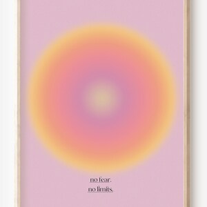 Spiritual Gradient Wall Art Set of 8, Aura Gradient Trendy Wall Art Set ...