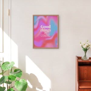 Positive Affirmation Room Decor Aesthetic Energy Aura Poster Print ...