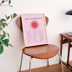 AFFIRMATION WALL ART, Positive Affirmations, Words of Affirmation ...