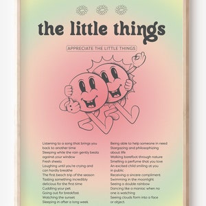 Retro Wall Print Set of 3, Wall Prints Trendy, Groovy 70s Poster Set ...