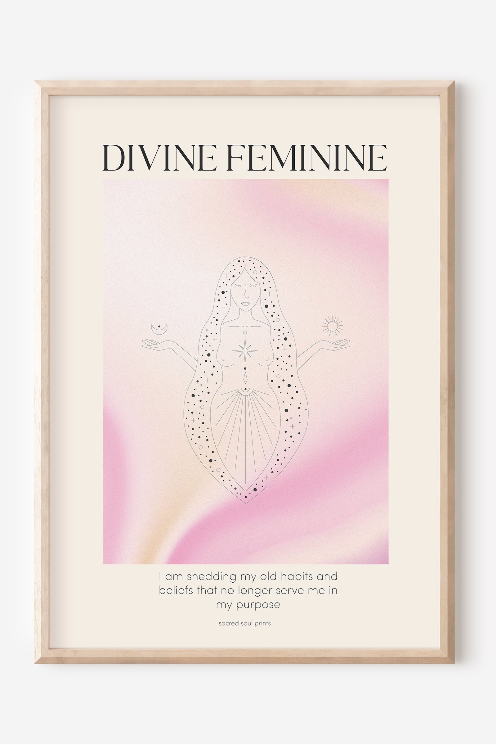 DIVINE FEMININE ART Prints Set of 10 Feminine Art Print Set - Etsy
