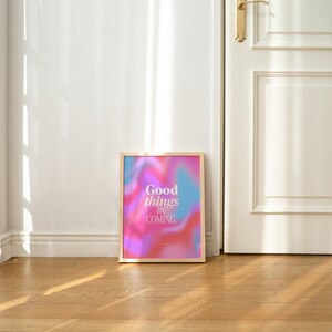 Positive Affirmation Room Decor Aesthetic Energy Aura Poster Print ...