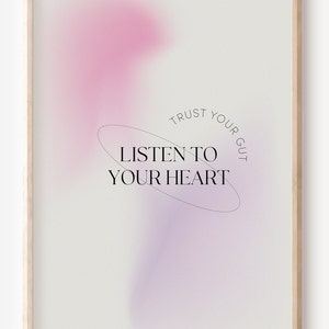 Spiritual Gradient Wall Art Set of 8, Aura Gradient Trendy Wall Art Set ...