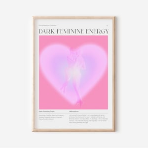 Divine Feminine Gradient Aura Wall Art, Divine Feminine Aura Poster ...