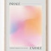 Spiritual Gradient Wall Art Set of 8, Aura Gradient Trendy Wall Art Set ...